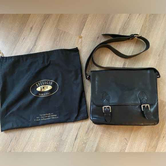 italian Leather | Bags | Italian Leather Unisex Messenger Bag From Lake ...